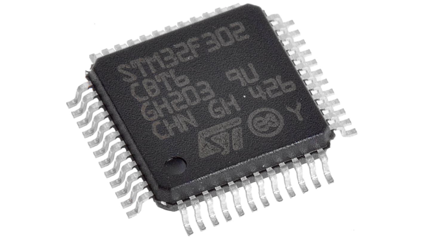 STM32F302CBT6 | Microcontrollore STMicroelectronics, ARM Cortex M4, LQFP, STM32F3, 48 Pin ...