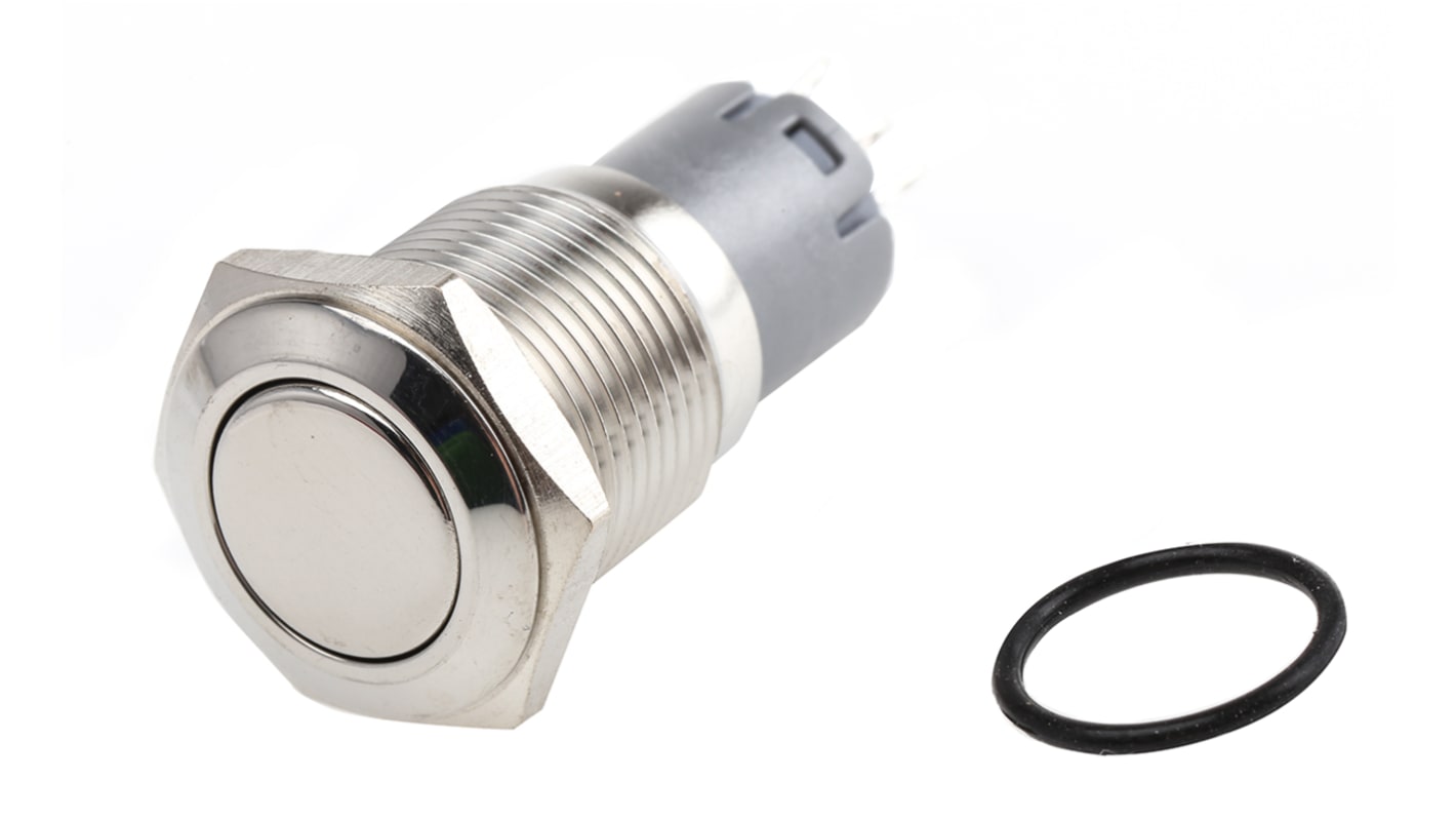 RS PRO Push Button Switch, Latching, Panel Mount, 16mm Cutout, SPDT ...