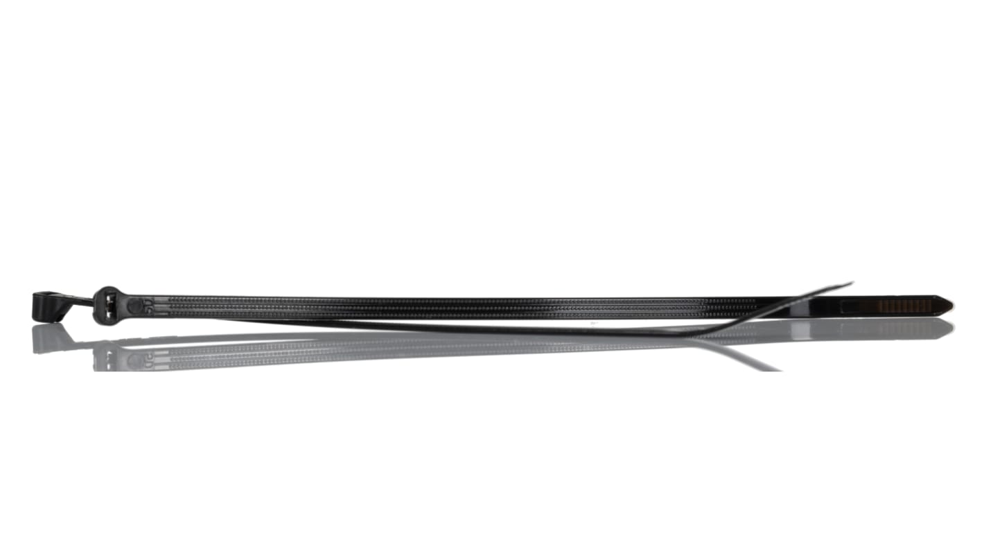 7TAG009640R0001 TY24MX-A | Thomas & Betts ケーブルタイ, 139.7mm x 3.6 mm, 黒 ...