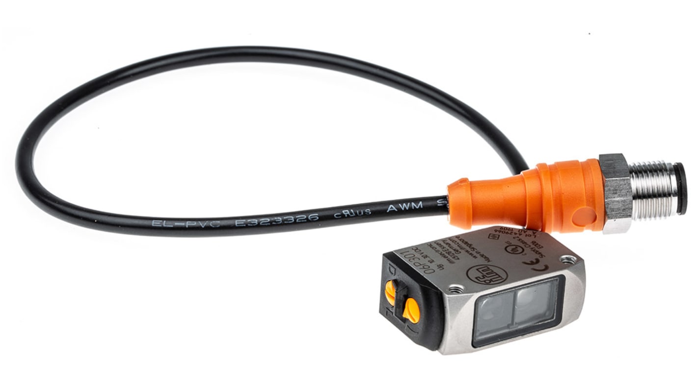 O6P301 | ifm electronic Retroreflective Photoelectric Sensor, Block ...