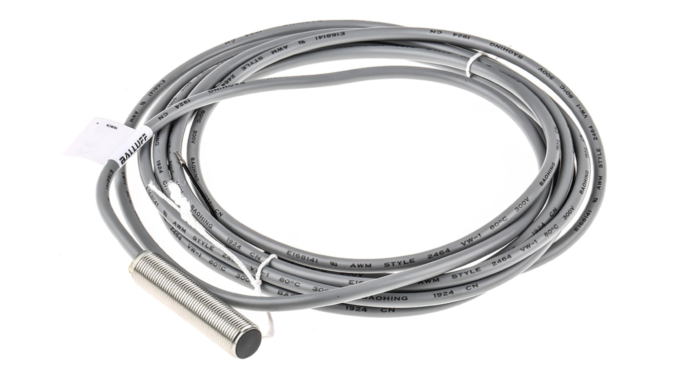 BES M12MI-PSC40B-BV03 | BALLUFF Inductive Barrel-Style Proximity Sensor, M12 x 1, 4 mm Detection ...