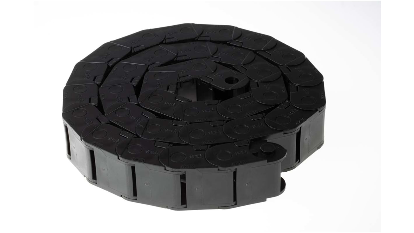 14.2.028.0 | Igus 14, e-chain Black Cable Chain - Flexible Slot, W36 mm ...