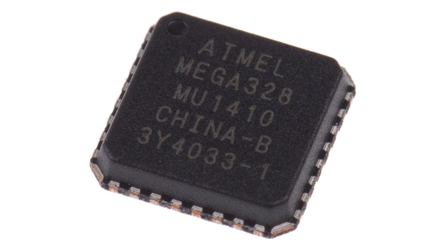 Microchip ATMEGA328-MU, 8bit AVR Microcontroller, ATmega, 20MHz, 32 kB Flash, 32-Pin MLF | RS