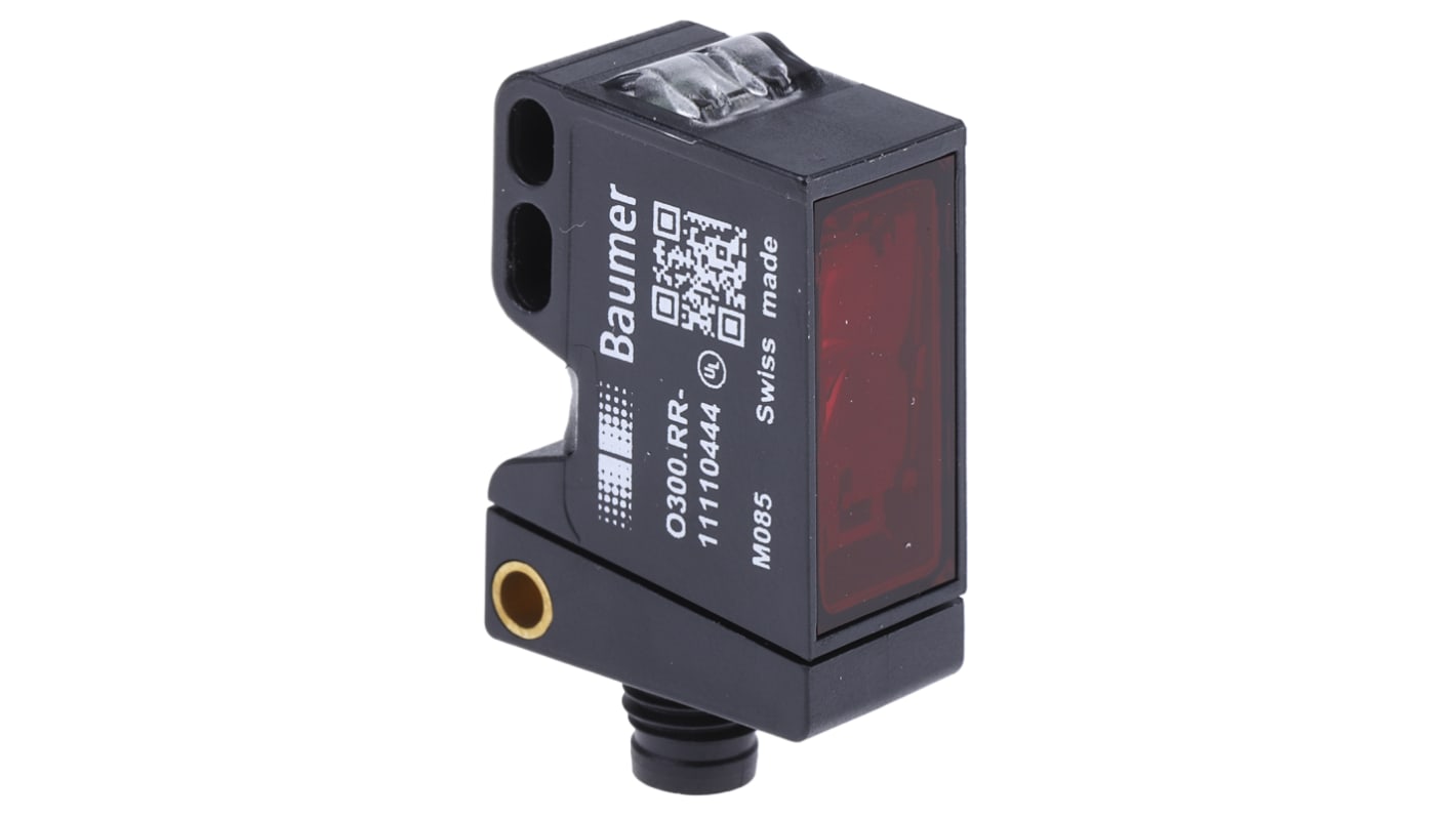 O300.RR-GD1Z.72N | Baumer Retroreflective Photoelectric Sensor, Block ...