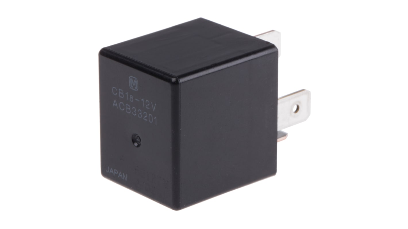 CB1A-12V | Panasonic Panel Mount Automotive Relay, 12V dc Coil Voltage ...
