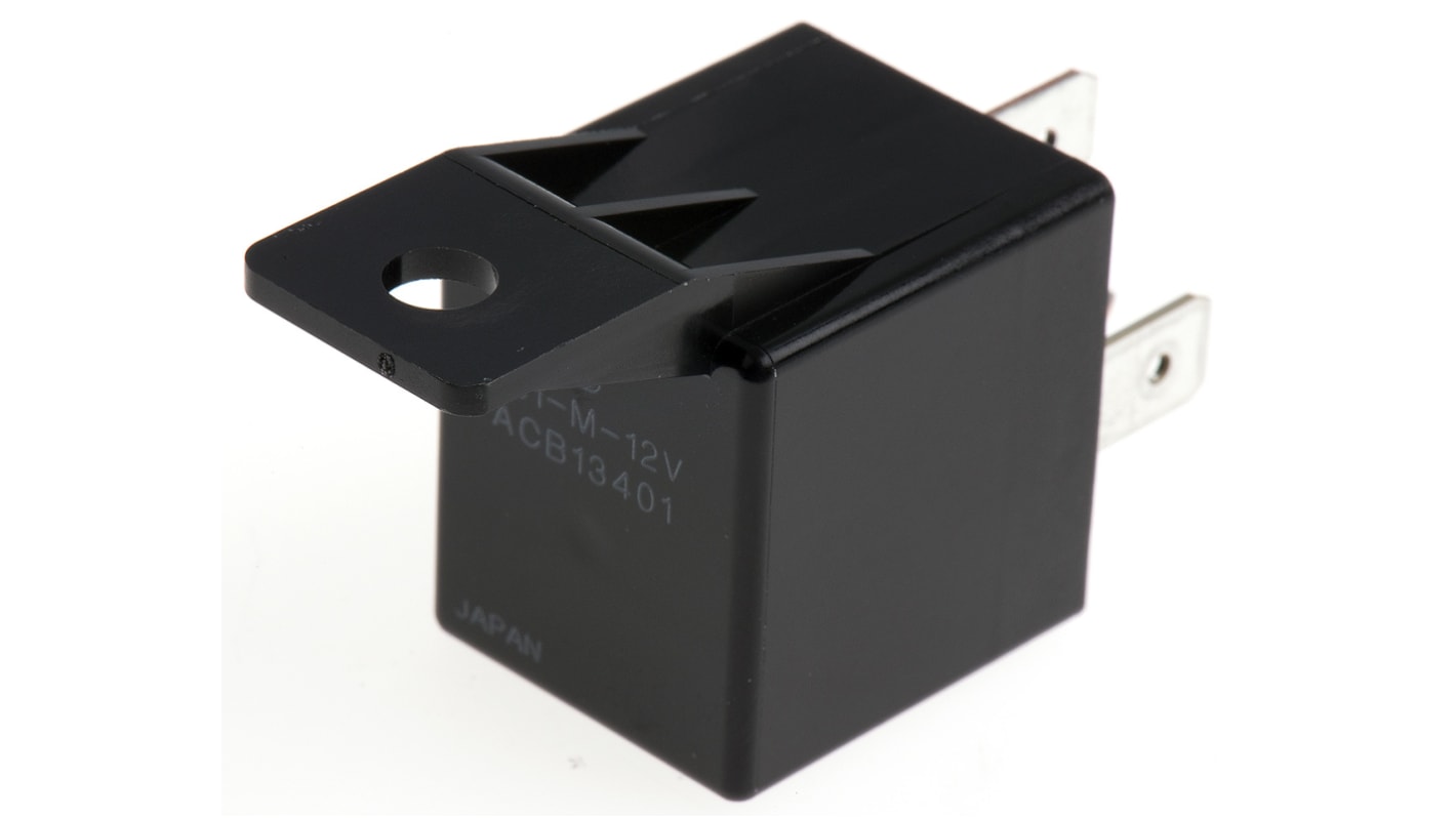 CB1-M-12V | Panasonic Flange Mount Automotive Relay, 12V dc Coil, 40A ...
