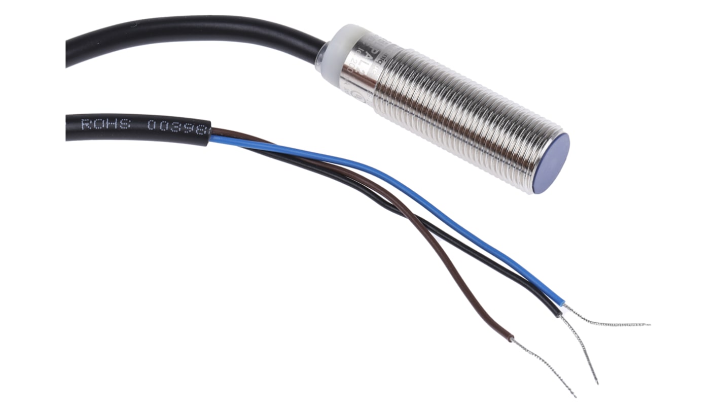 XS112BLPAL2 | Telemecanique Sensors Inductive Barrel-Style Proximity Sensor, M12 x 1, 2 mm ...