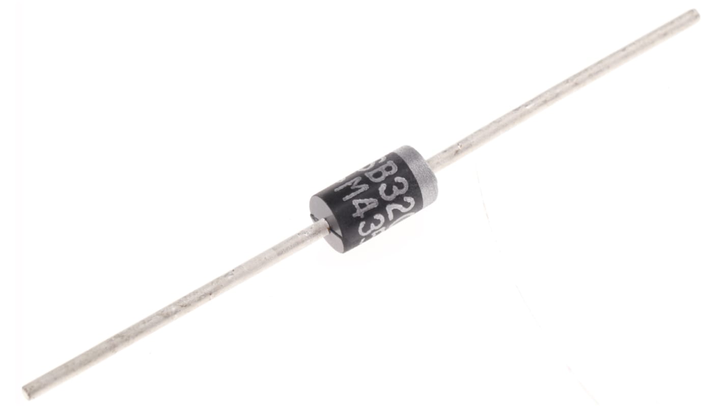 Vishay 200V 3A, Schottky Diode, 2-Pin DO-201AD VSB3200-M3/54 | RS