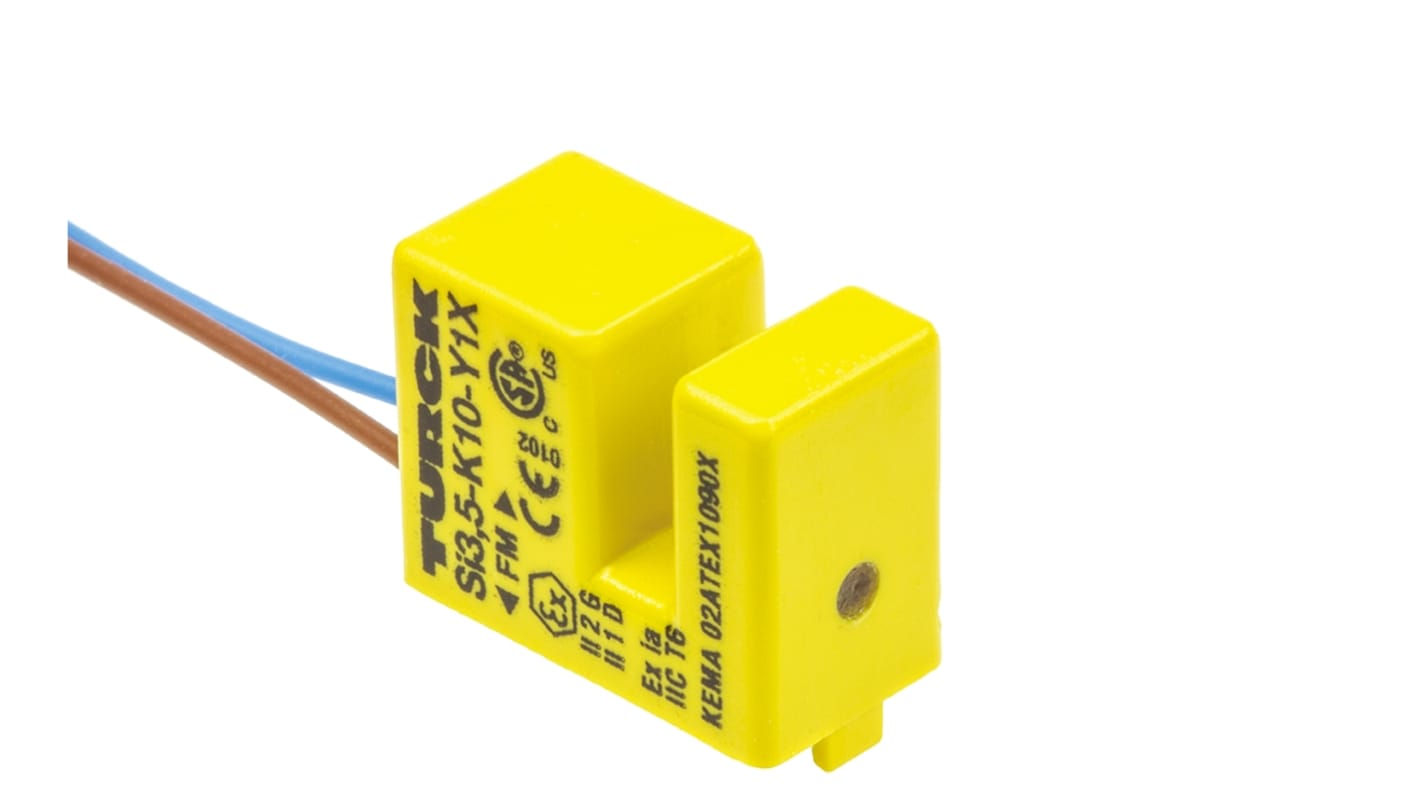Si3.5-K10-Y1X | Turck Inductive Slot-Style Proximity Sensor, 3.5 mm ...