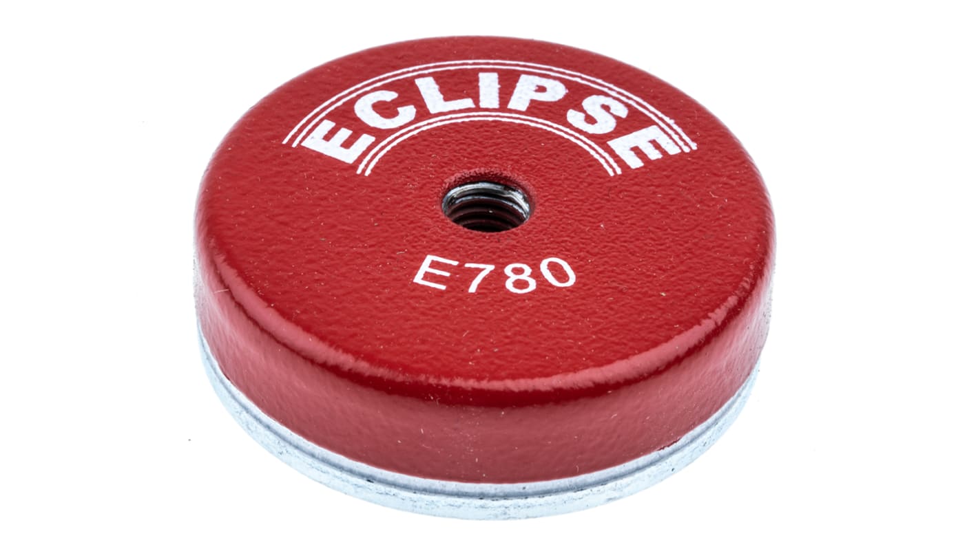 E780 | Eclipse Pot Magnet 50mm Threaded Hole M8 Ferrite, 15kg Pull | RS