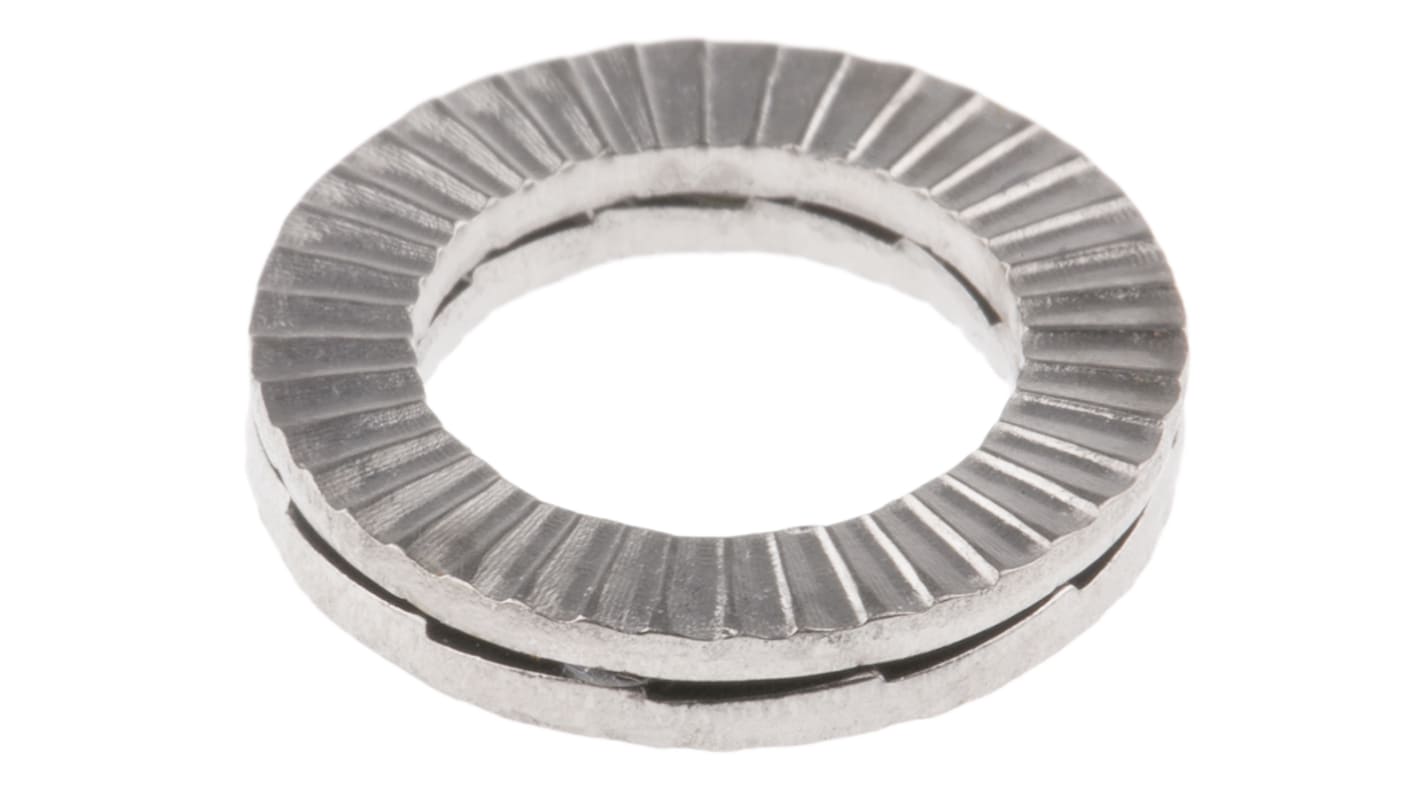 H-HLS-10S | A4 316 Stainless Steel Wedge Lock Washers, M10 | RS
