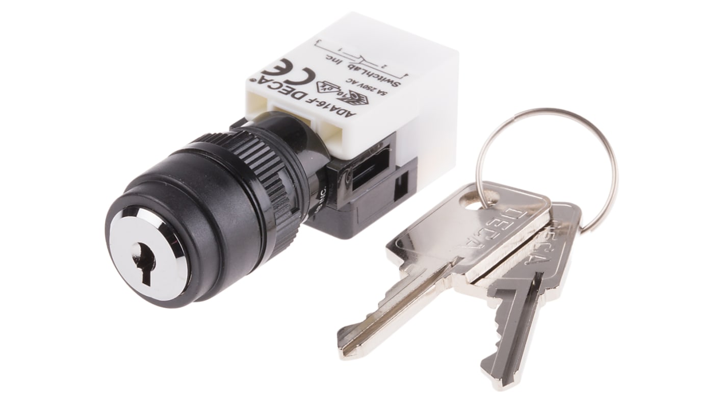 RS PRO IP65 Key Switch, SPDT 2-Way | RS