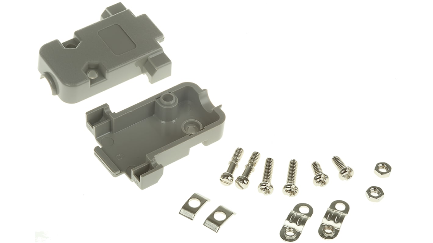 MHCCOV-09SC-LG | MH Connectors MHCCOV Series ABS D Sub Backshell, 9 Way ...