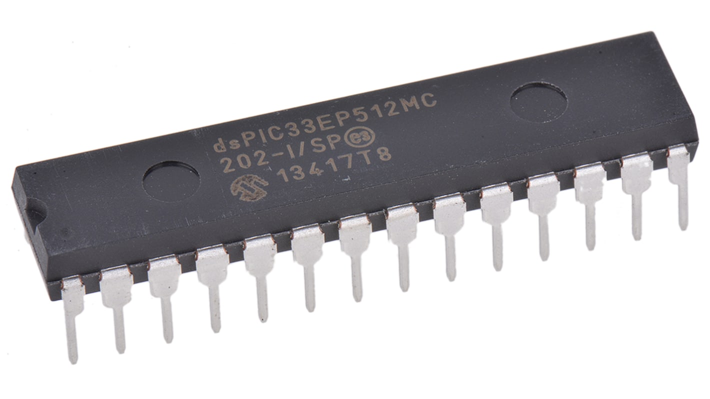 DSPIC33EP512MC202-I/SP Microchip, 16bit DSP 60MHz 512 kB Flash 28-Pin PDIP | RS