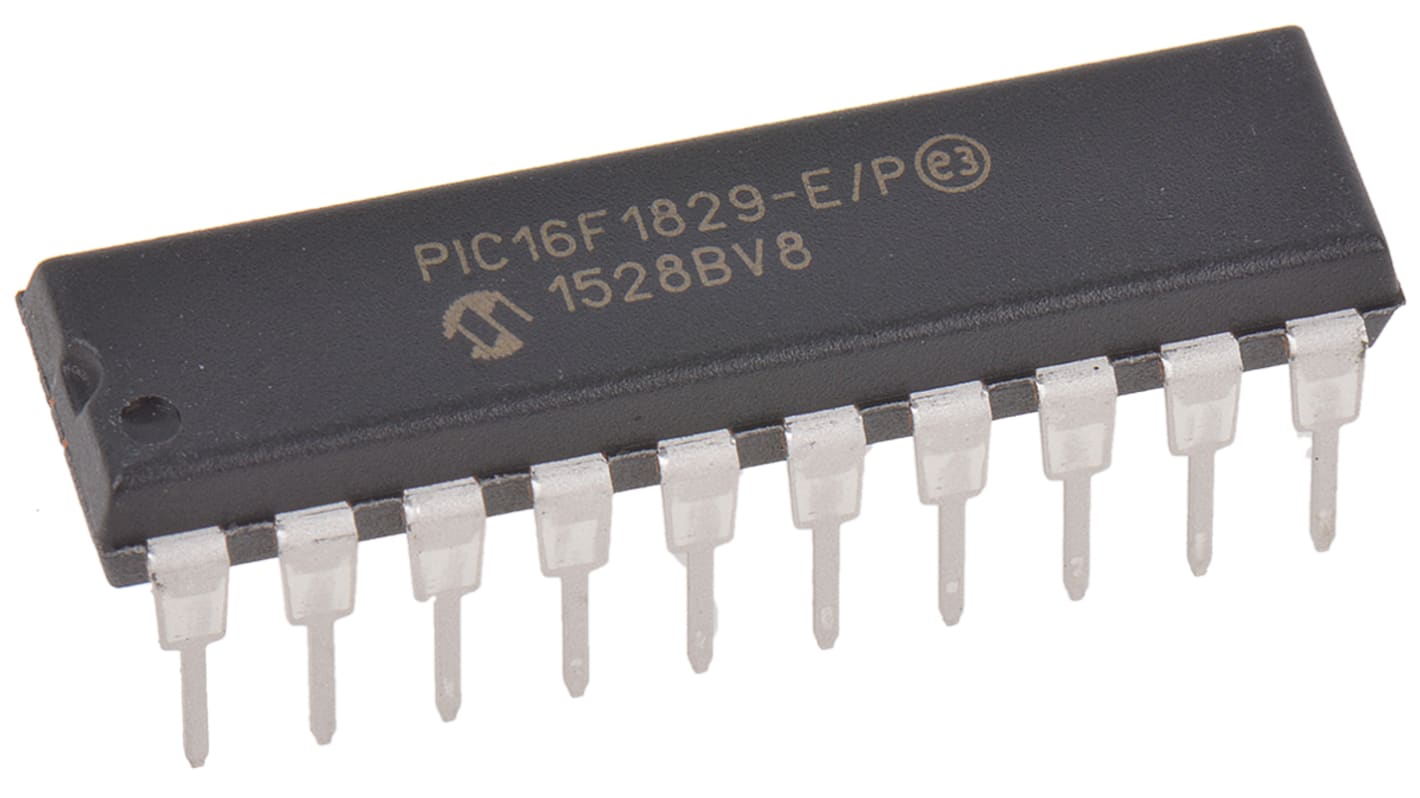 Microchip マイコン, 20-Pin PDIP PIC16F1829-E/P | RS