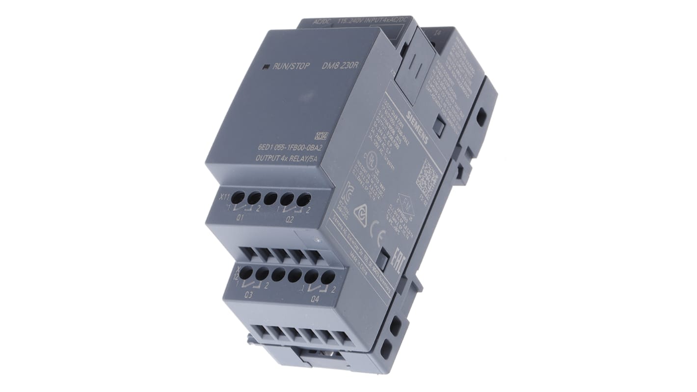 6ED1055-1FB00-0BA2 | Siemens LOGO! Series I/O module for Use with LOGO! 8, LOGO! 8.2, 115 V ac ...