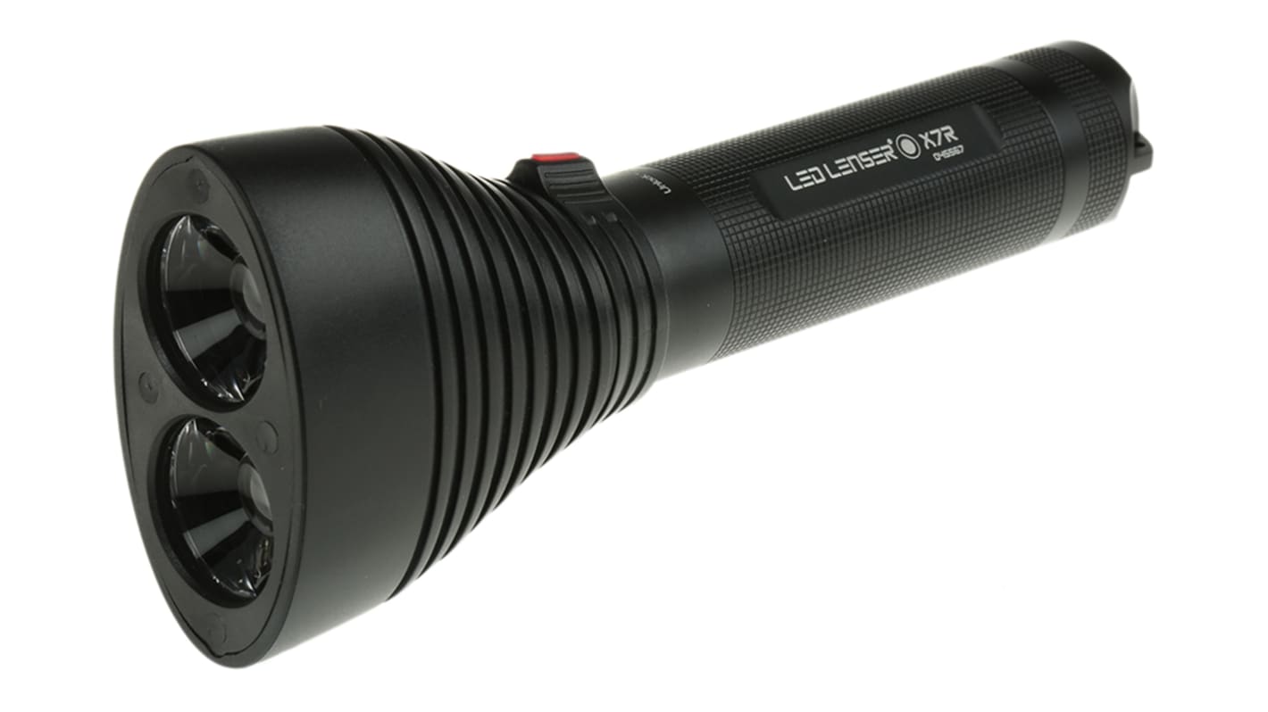 8408R | Led Lenser X7R LED Torch Black - Rechargeable 500 lm | RS