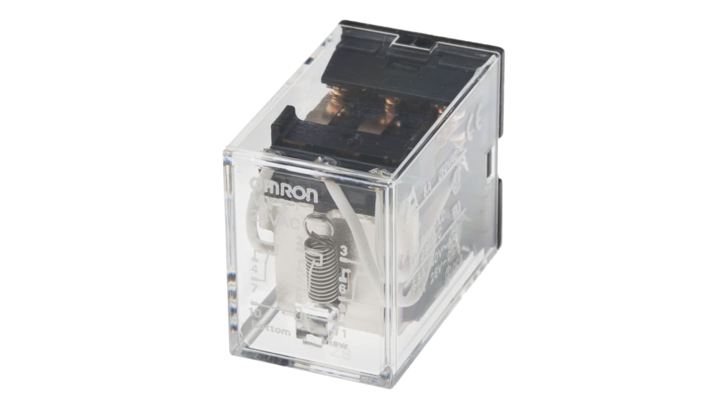 MY3 AC24 | Omron Plug In Power Relay, 24V ac Coil, 5A Switching Current ...