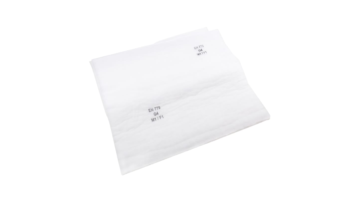 RS PRO Polyester Media Roll Filter, G4 Grade, 1000 x 2000 x 20mm | RS