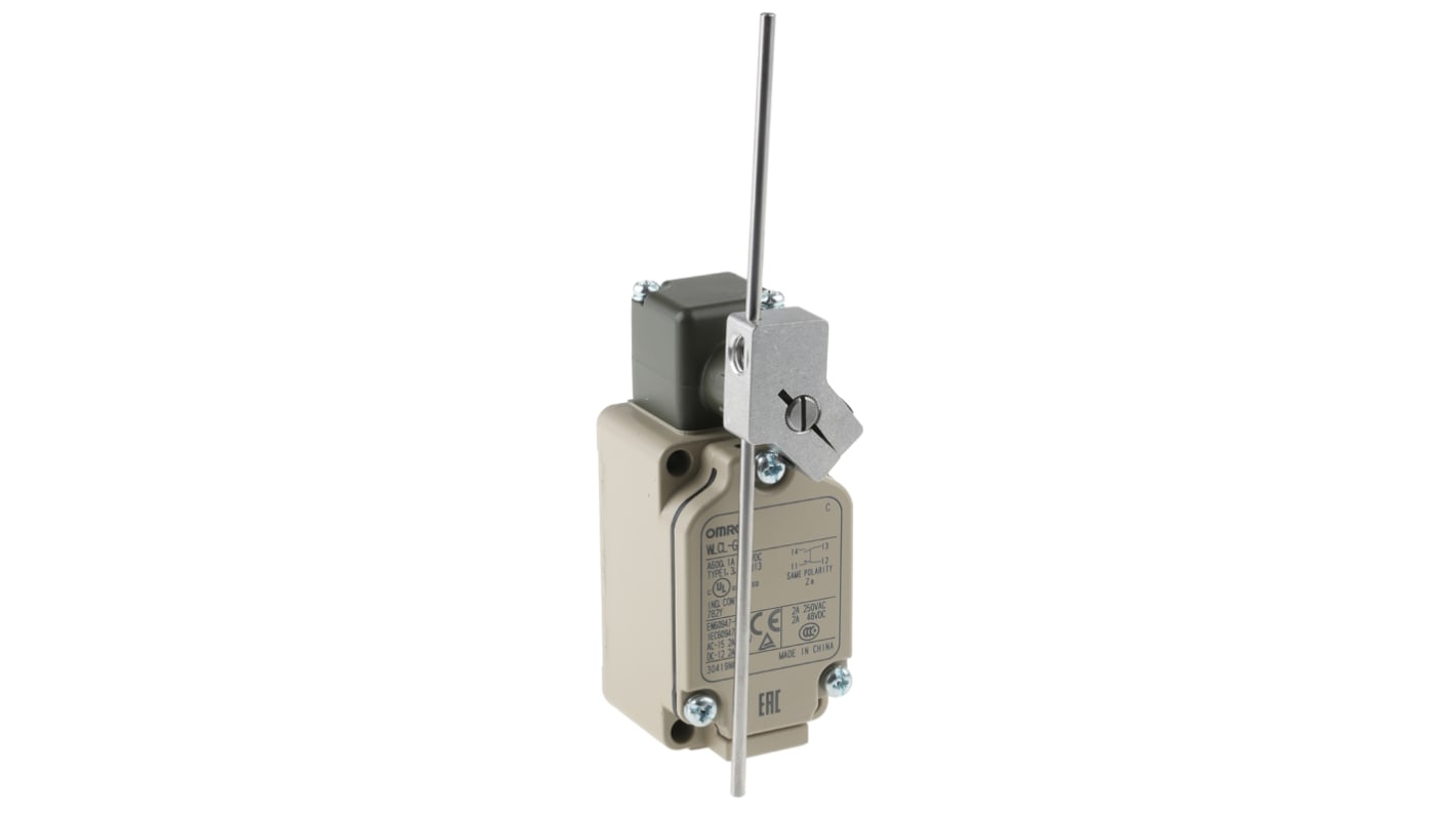 WL-CL-GN | Omron WL Series Rod Limit Switch, NO/NC, IP67, DPDT ...
