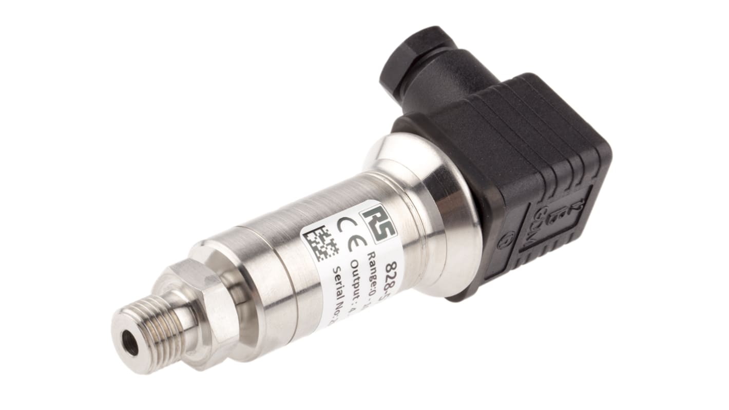 RS PRO Pressure Sensor, 0bar Min, 1bar Max, Current Output, Absolute Reading | RS