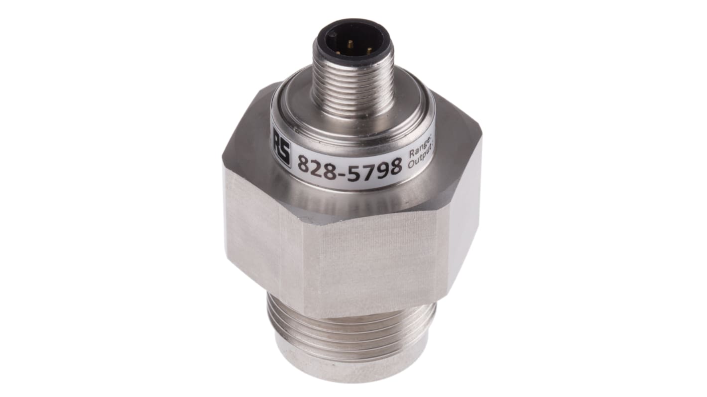 RS PRO Pressure Sensor, 0bar Min, 2bar Max, Voltage Output, Gauge Reading | RS