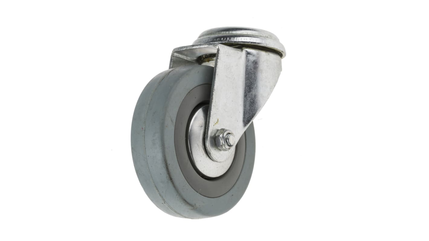 RS PRO Swivel Castor Wheel, 70kg Capacity, 75mm Wheel | RS