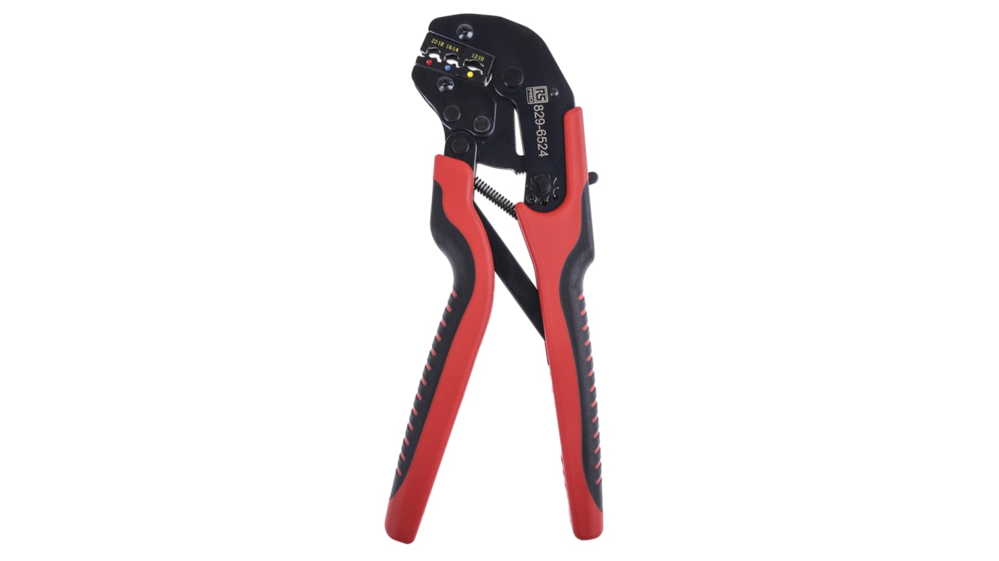 RS PRO Hand Ratcheting Crimp Tool for Insulated Spade Connectors, 0,5 → ...