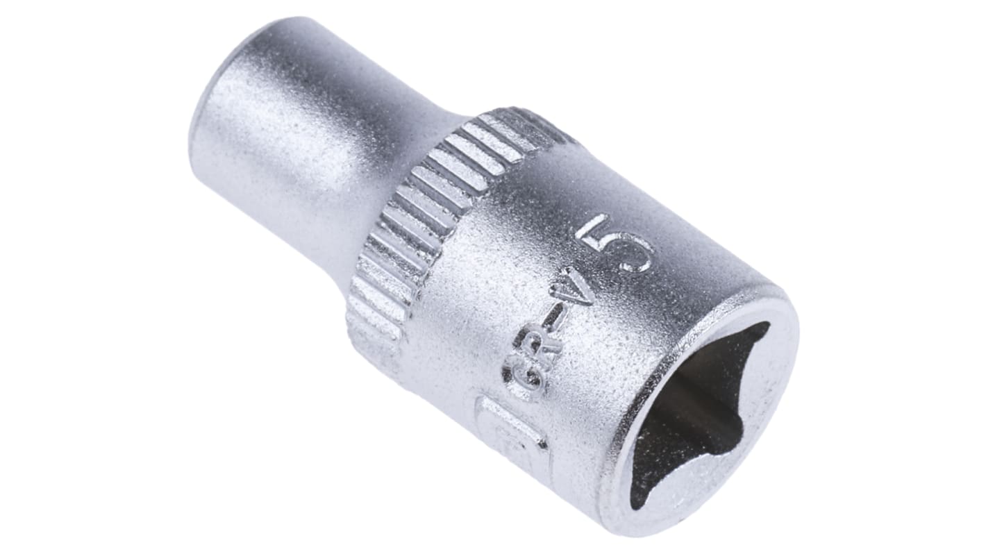 RS PRO 1/4 in Drive 5mm Standard Socket, 6 point | RS
