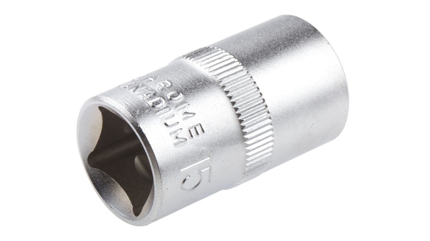 RS PRO 1/2 in Drive 15mm Standard Socket, 12 point | RS