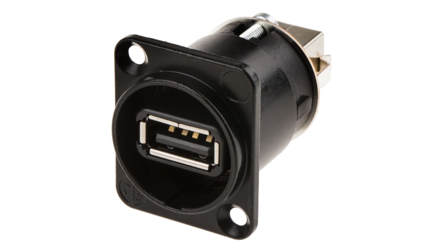 NAUSB-W-B | Neutrik USB A Female to USB B Female Adapter | RS