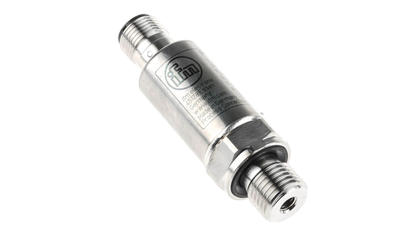 PT5414 | ifm electronic Pressure Sensor, 0bar Min, 16bar Max, Analogue Output, Relative Reading | RS