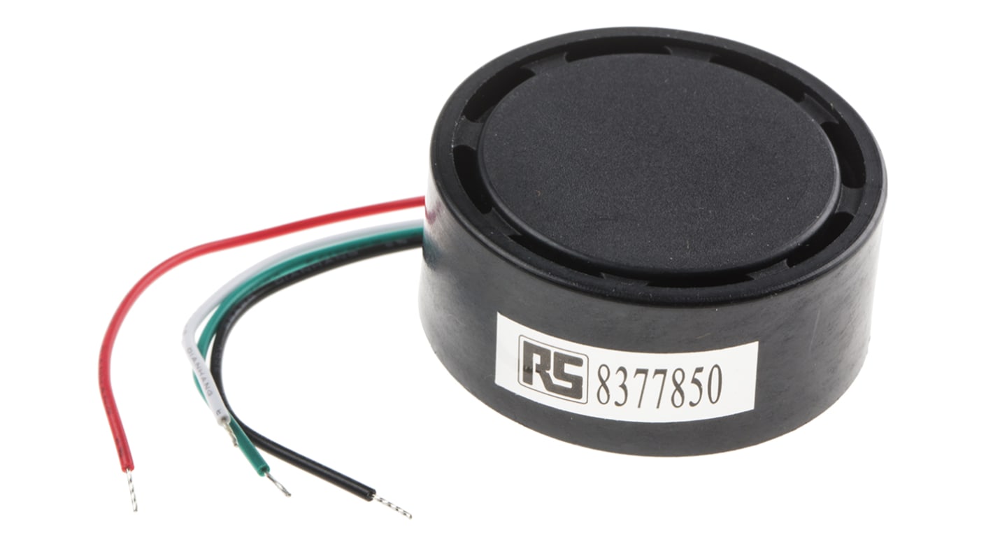 RS PRO ≥105dB Wire Leads Continuous, Slow & Fast Pulse Internal ...