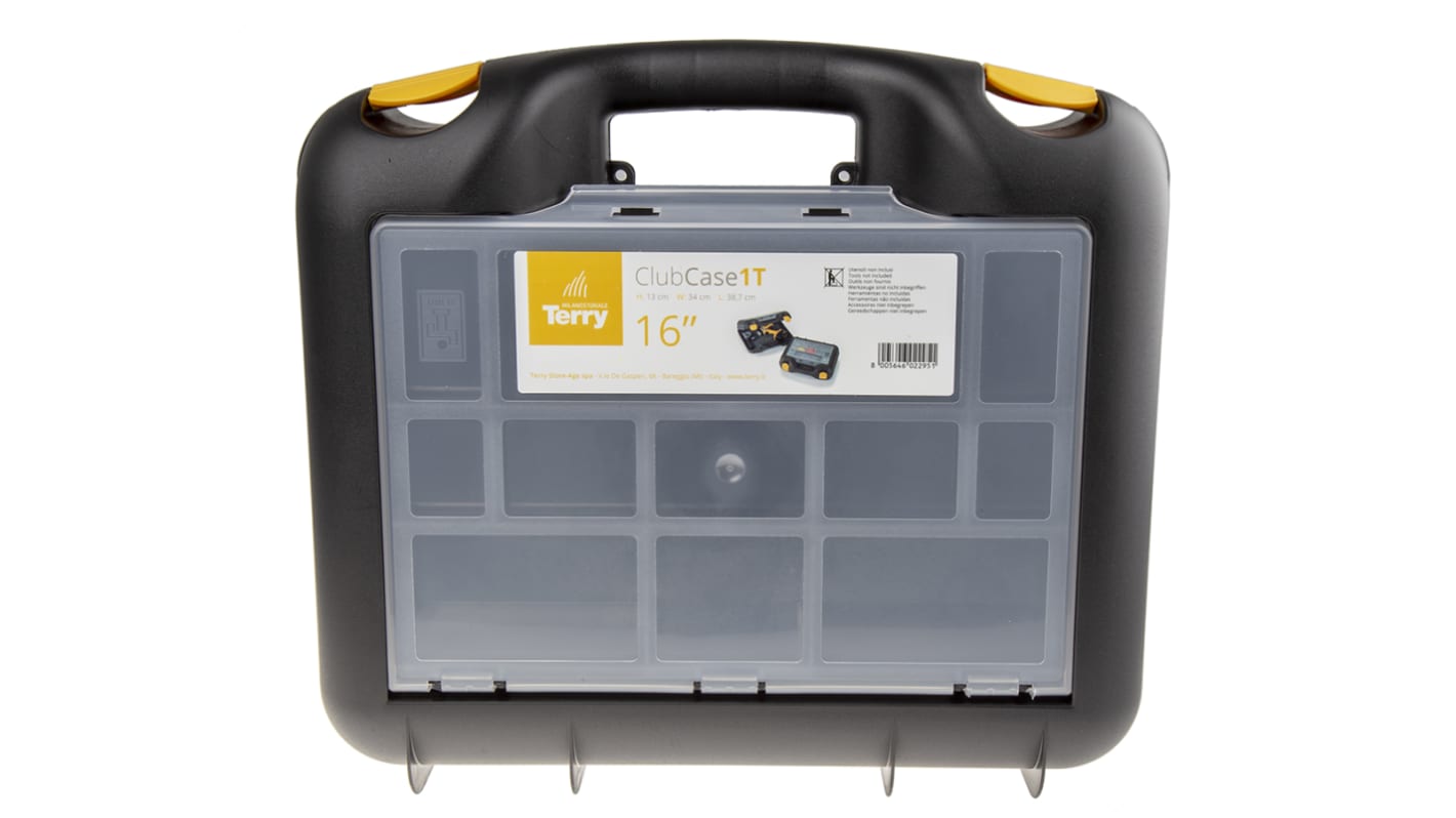 RS PRO Plastic Tool Box, 387 x 130 x 340mm | RS