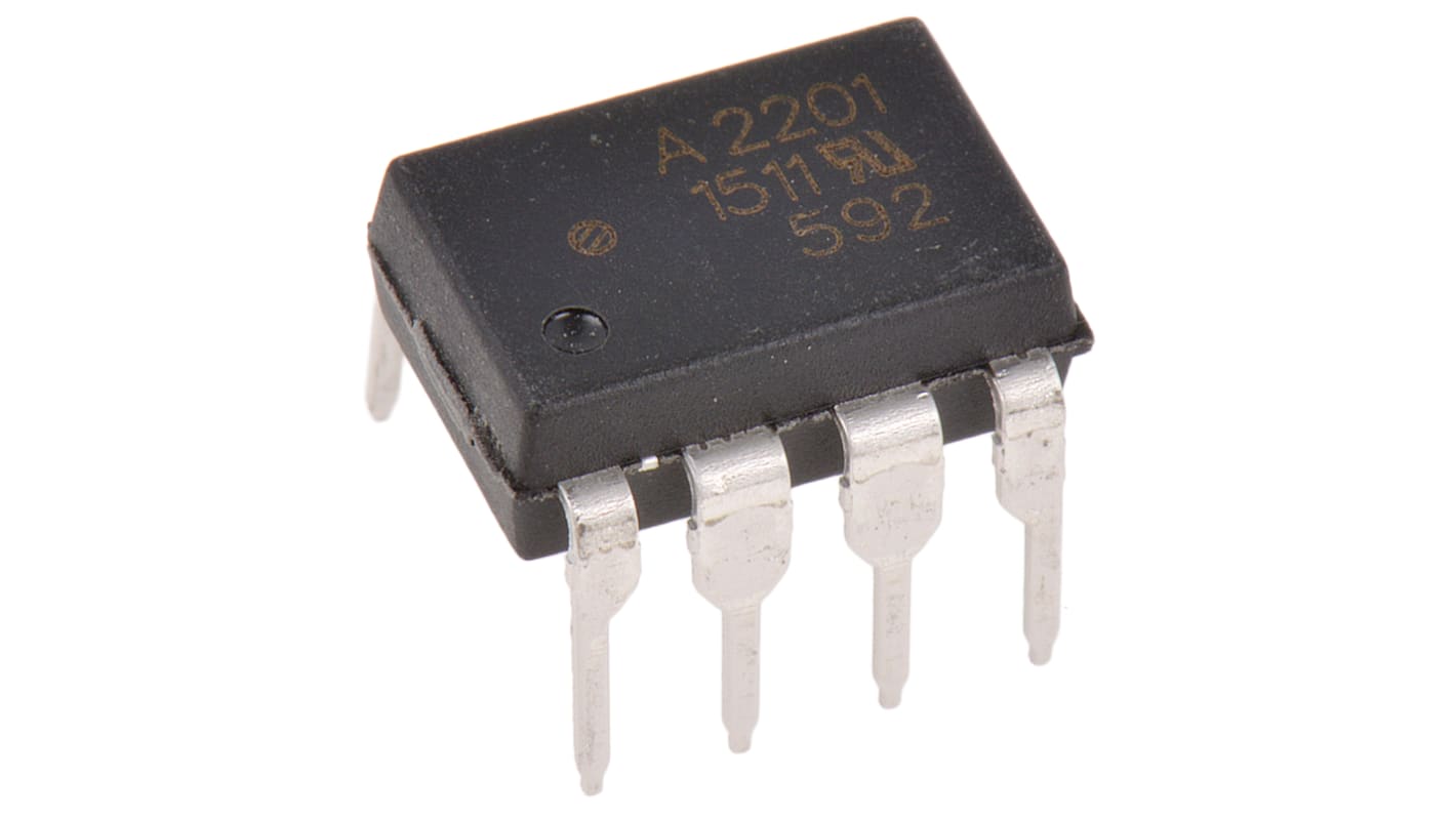 Broadcom, HCPL-2201-000E Logic Gate Output Optocoupler, Through Hole, 8-Pin DIP | RS