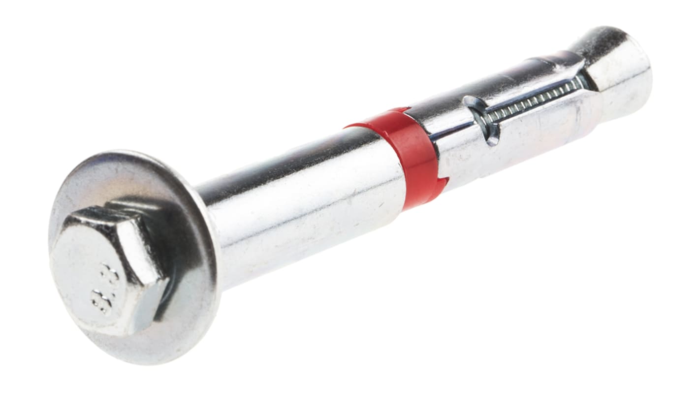 RS PRO Steel Fixing Bolts M12 x 80mm, 12mm Fixing Hole | RS