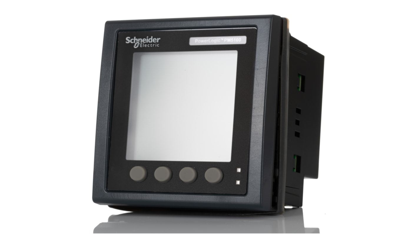 METSEPM5100 | Schneider Electric 3 Phase LCD Digital Power Meter, Type | RS