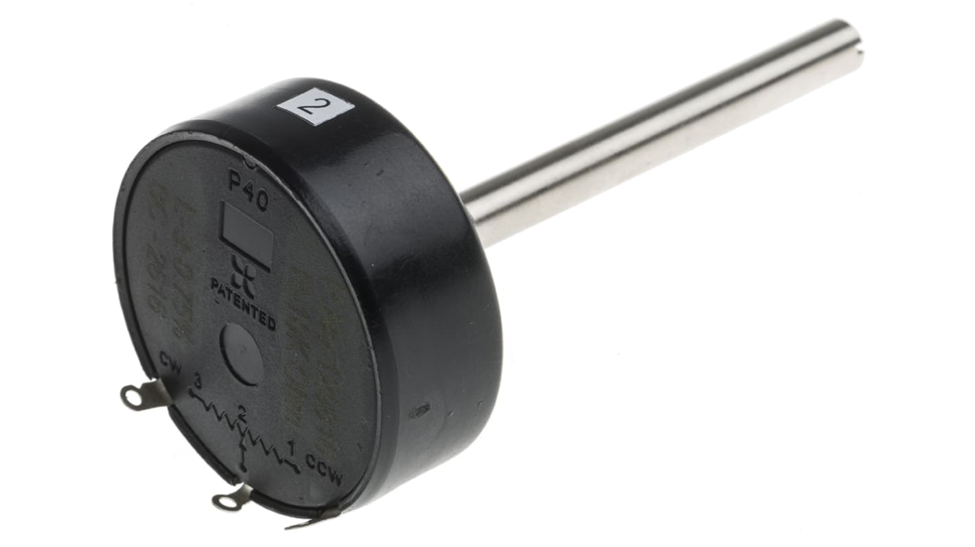 RS PRO 10kΩ Rotary Potentiometer 1-Gang Panel Mount | RS