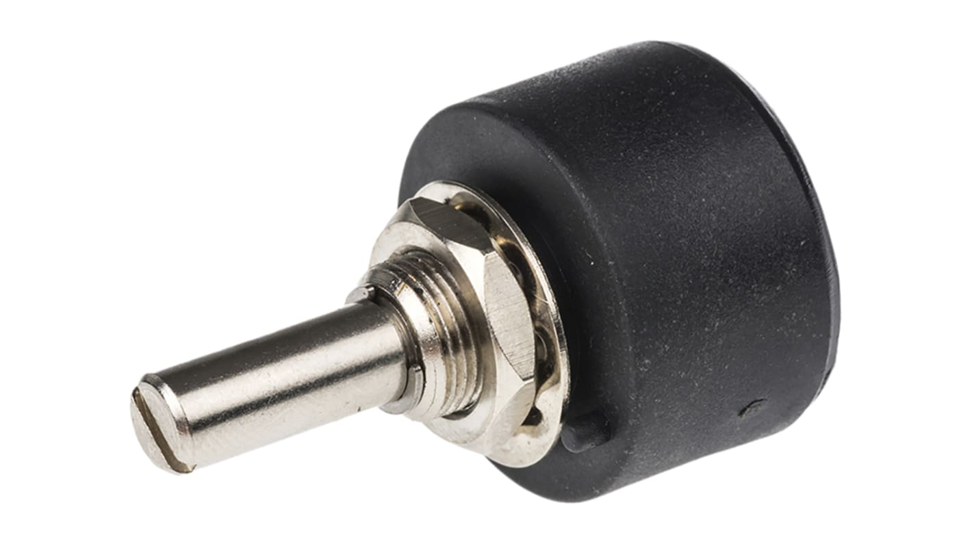 RS PRO 500Ω Rotary Potentiometer 1-Gang Panel Mount | RS