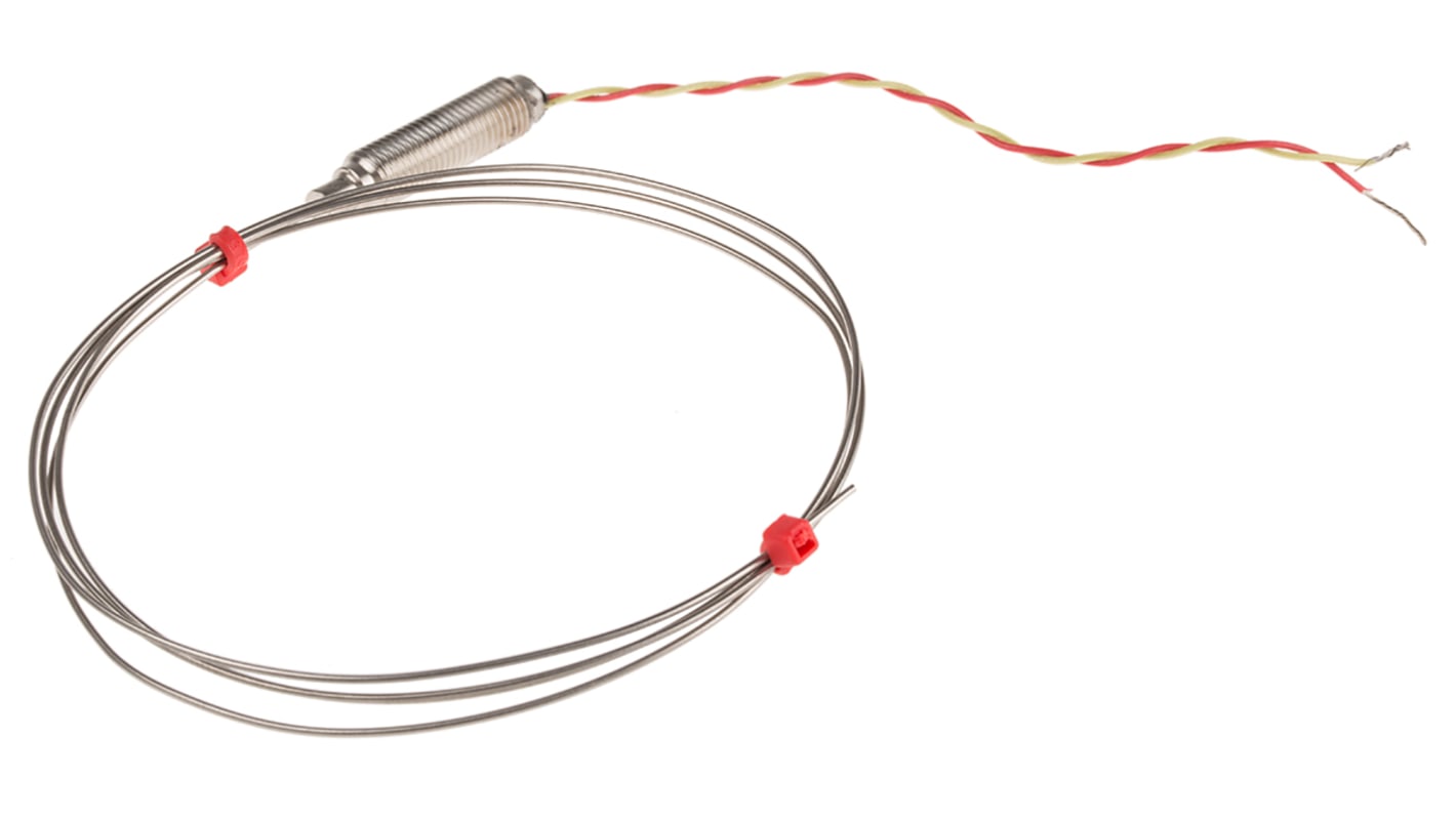 RS PRO Type K Mineral Insulated Thermocouple 1m Length, 1mm Diameter → ...