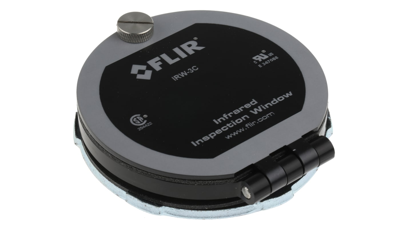 IRW-3C 19251-100 | FLIR Black Steel IP67 Inspection Window for use with ...