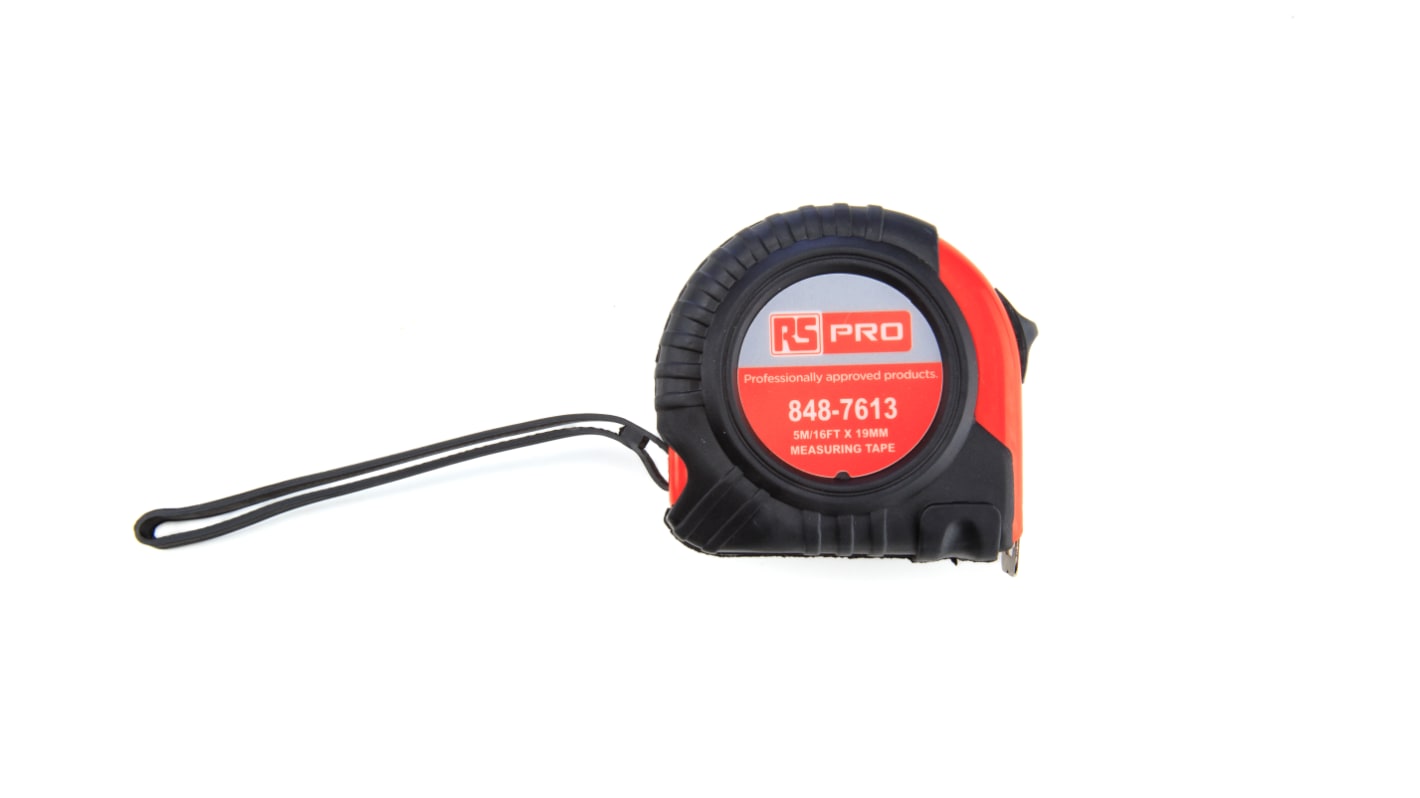 RS PRO 5m Tape Measure, Metric & Imperial, With RS Calibration | RS