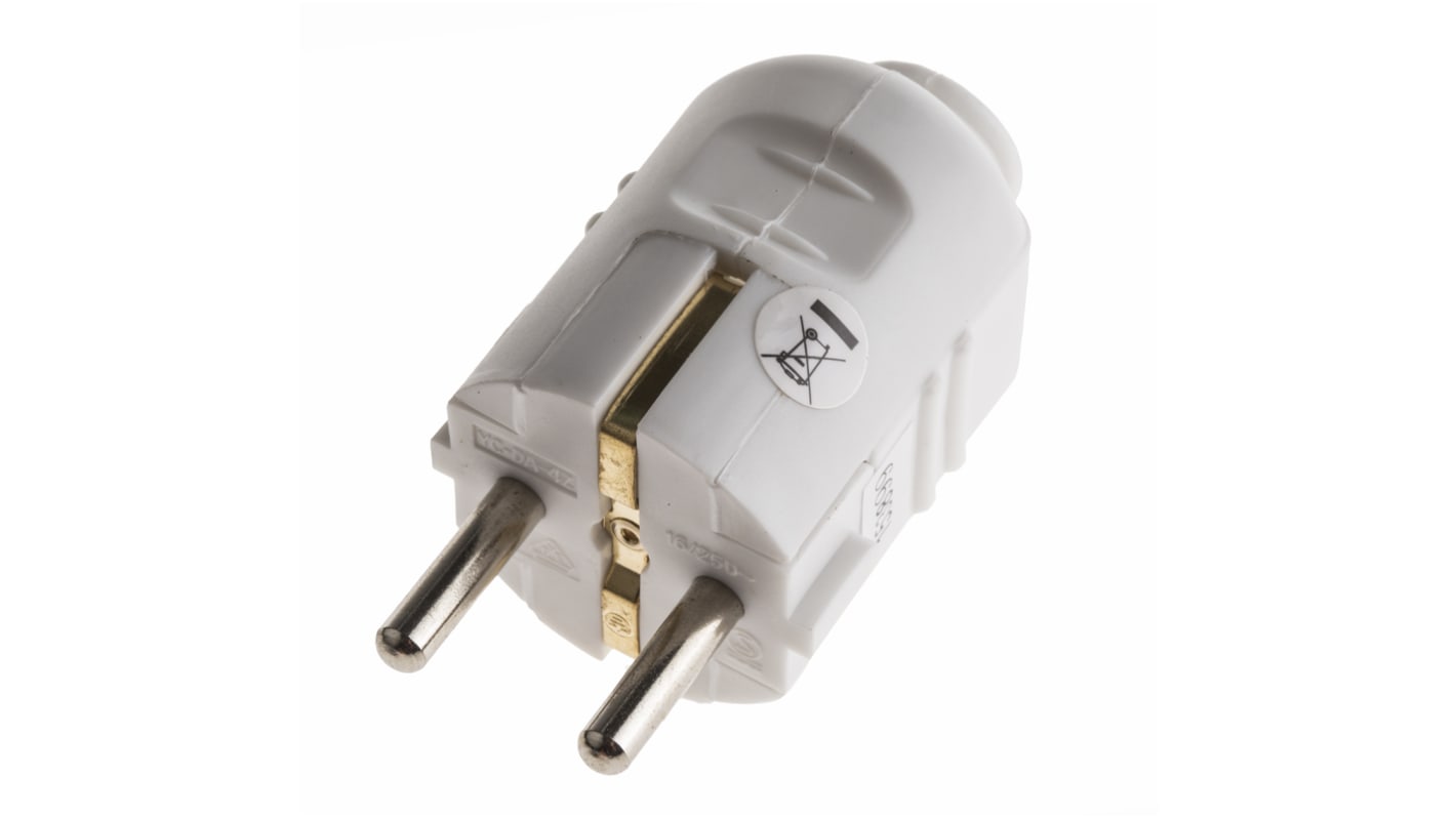 RS PRO German Mains Plug, 16A, 250 V | RS
