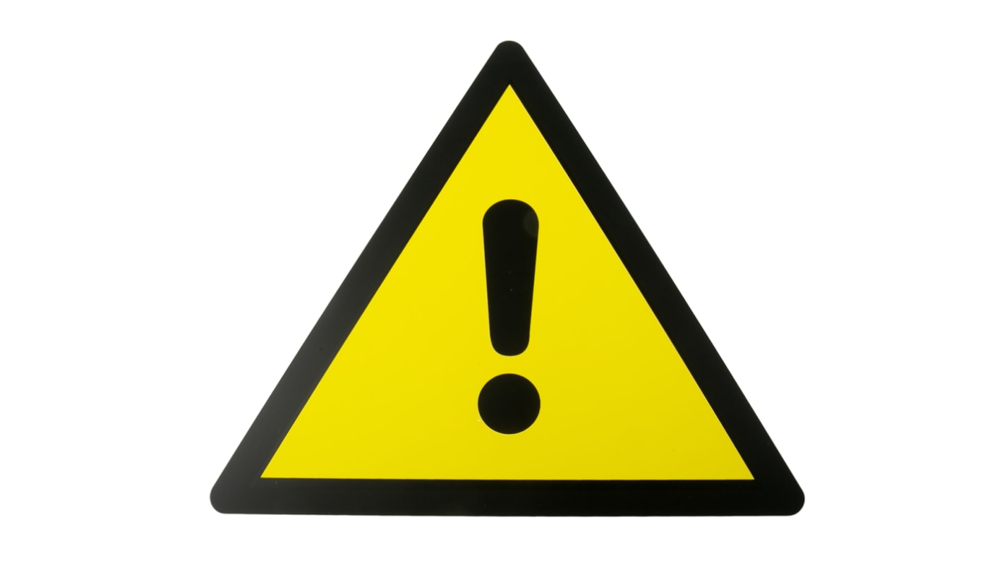 RS PRO General Hazard Hazard Warning Sign | RS