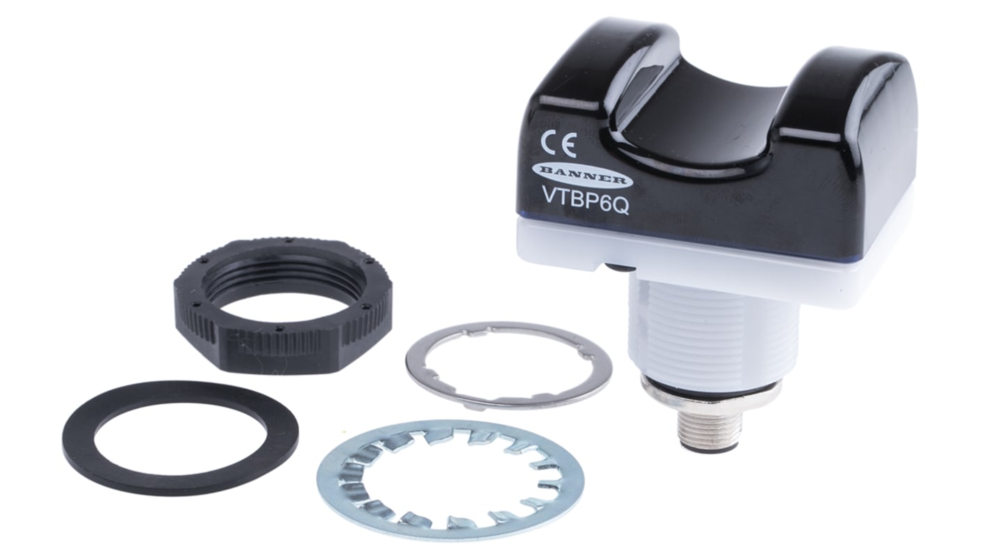 VTBP6Q | Banner VTB Series Illuminated Push Button, Panel Mount, Green ...