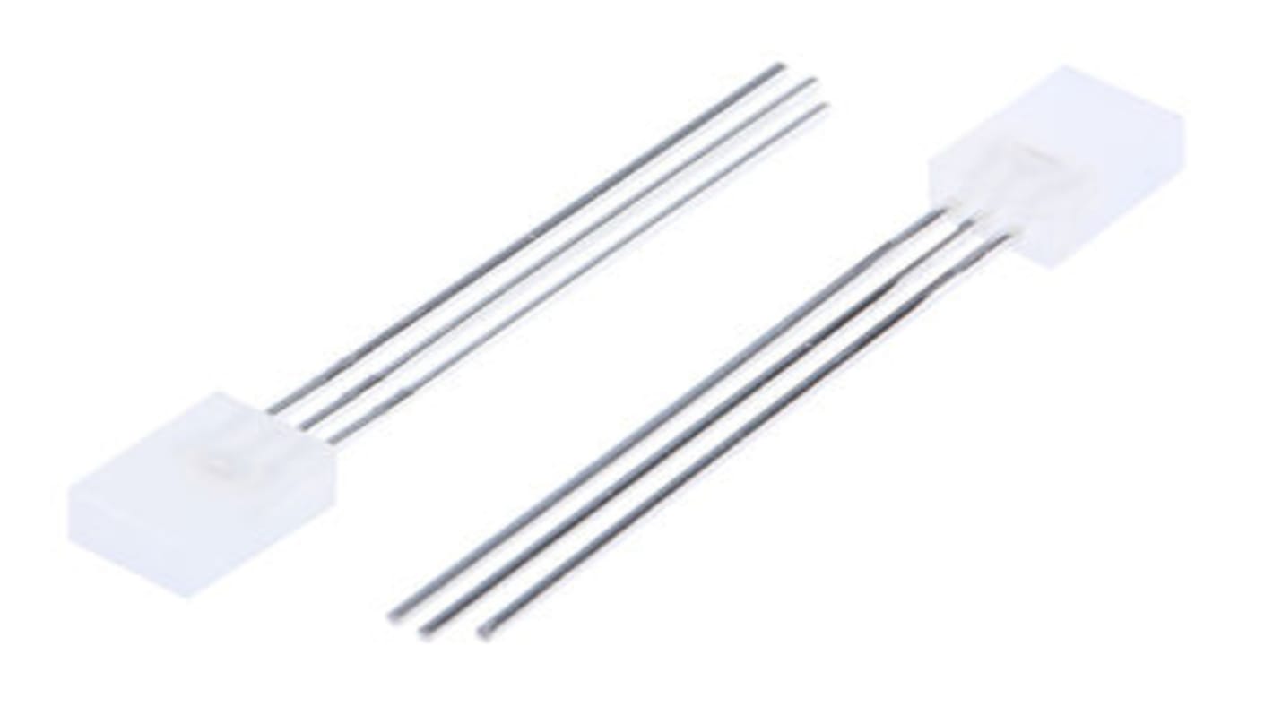 Kingbright2.5 V Green & Red LED Rectangular Through Hole, L-119EGWT | RS