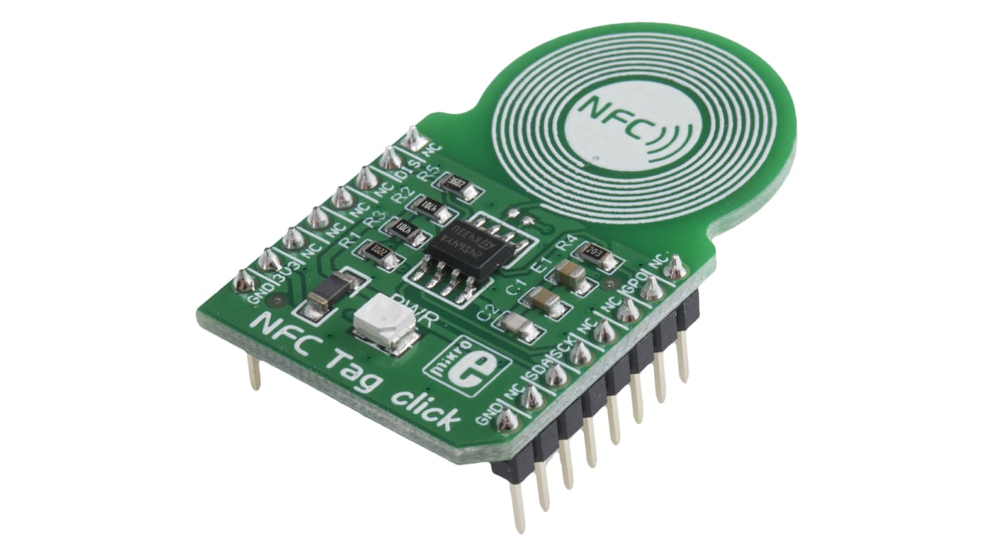 MikroElektronika NFC Tag Click M24SR64 Near Field Communication (NFC) mikroBus Click Board 13 ...