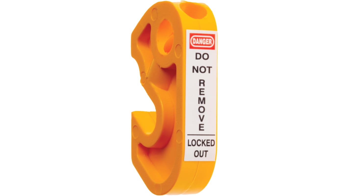 RS PRO Yellow 1-Lock ABS Miniature Circuit Breaker Lockout, 7.65mm ...