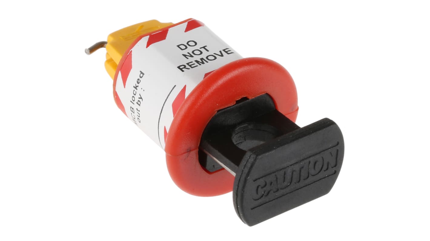 RS PRO Black, Red, Yellow 1-Lock ABS, Nylon, Steel Conventional ...