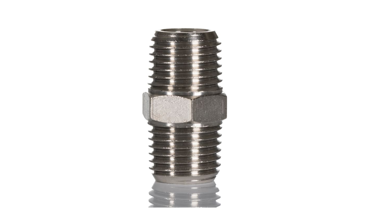 2543-1/8 | SMC Straight Threaded Adaptor, G 1/8 Female to G 1/8 Female ...